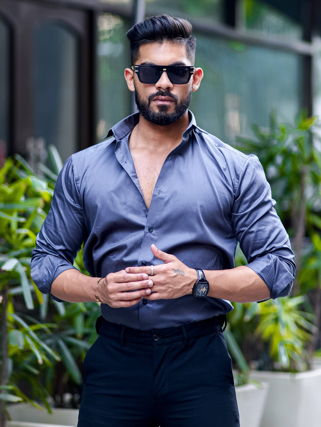 Formy Waikawa Grey Luxury Cotton Shirt – The Foomer