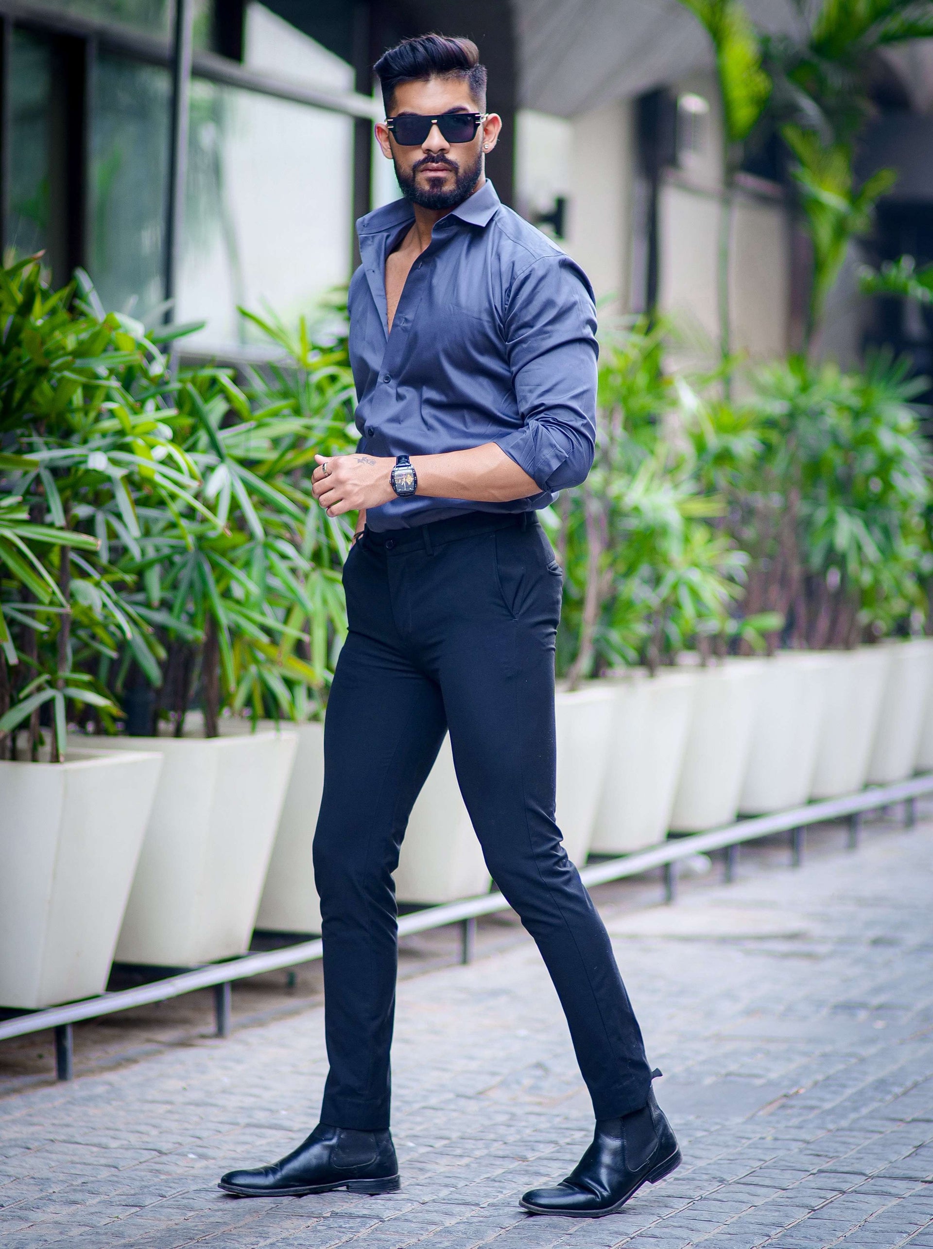 Formy Waikawa Grey Luxury Cotton Shirt – The Foomer