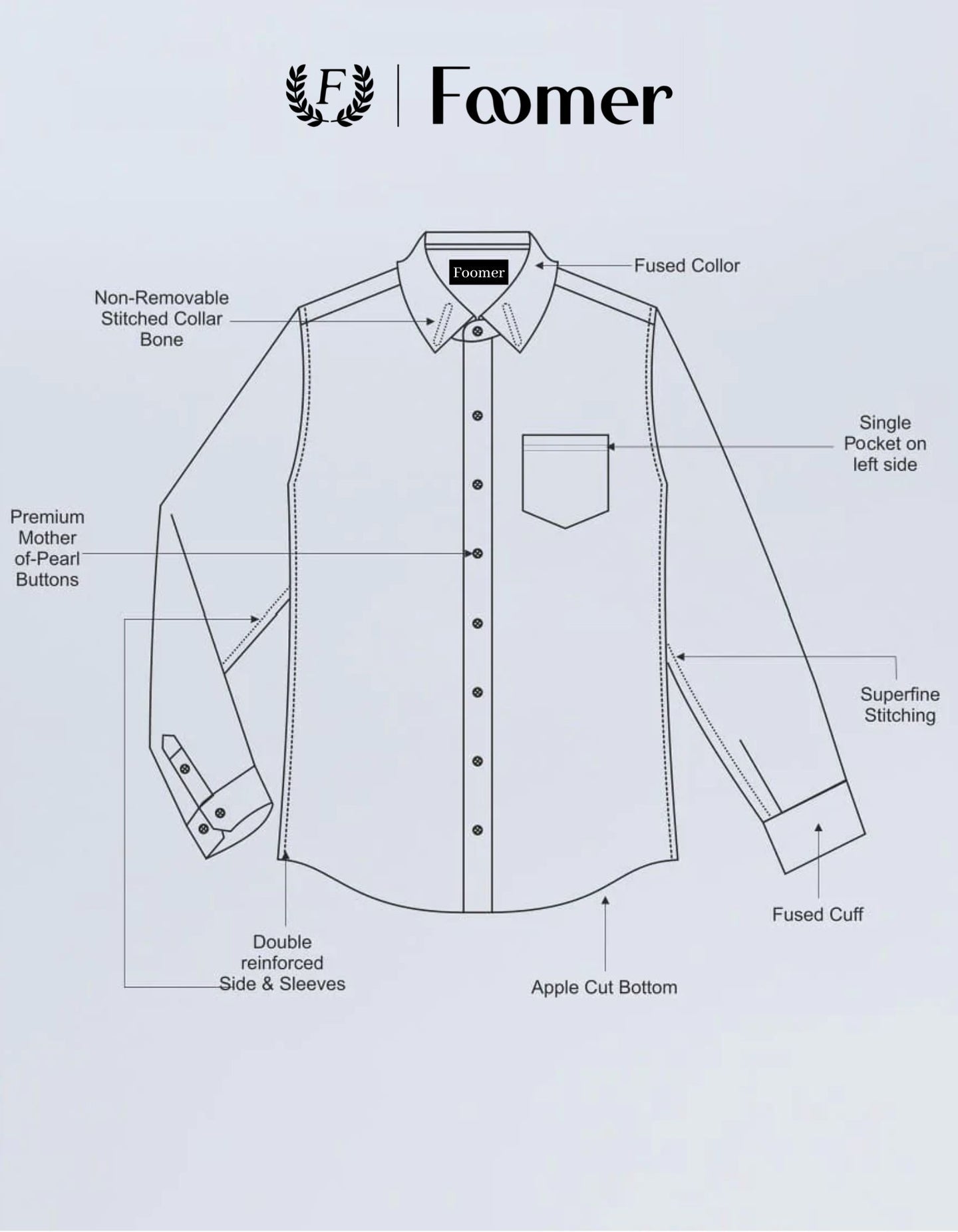 Luxury Formal Cascade Shirts for Men – The Foomer