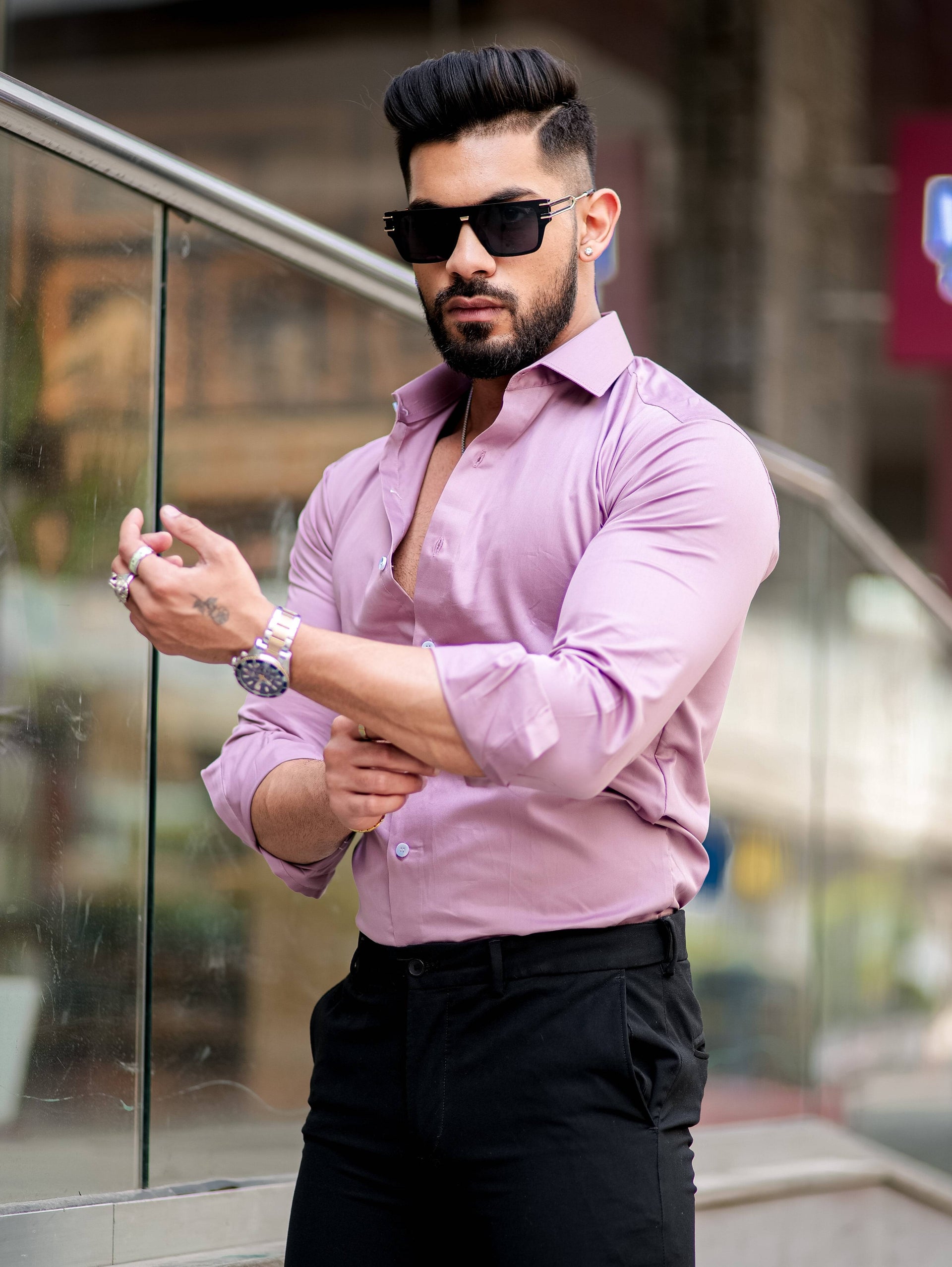 Formy Mountbatten Pink Luxury Formal Shirt – The Foomer